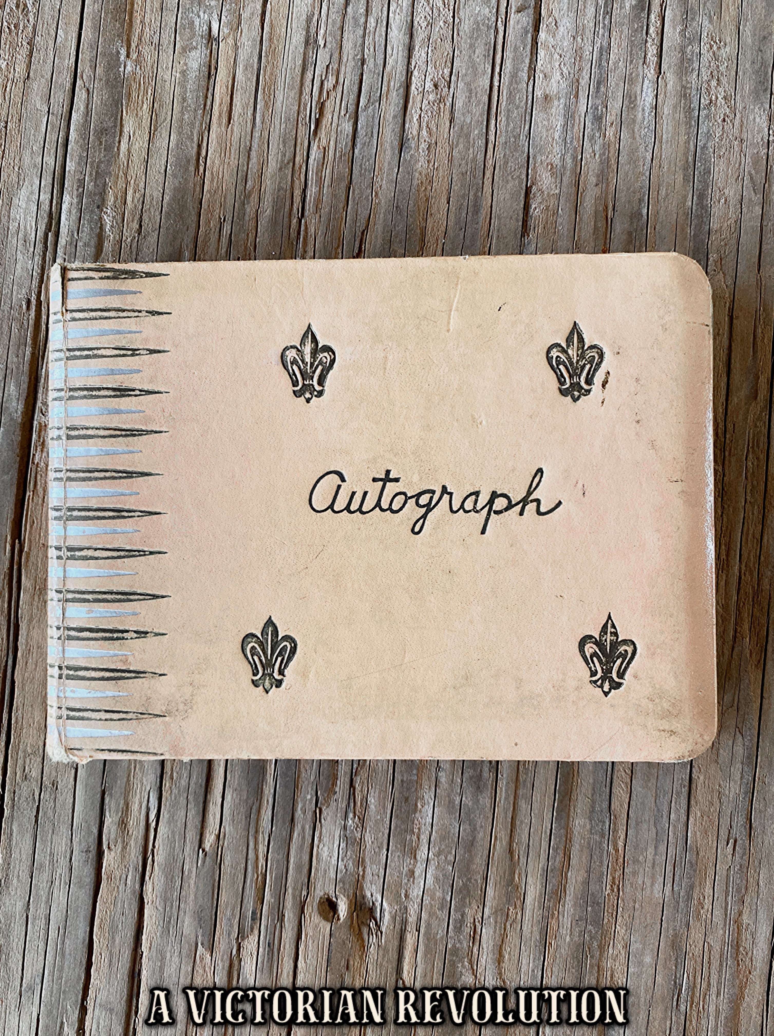 Vintage 1970’s Autograph Book – A Victorian Revolution