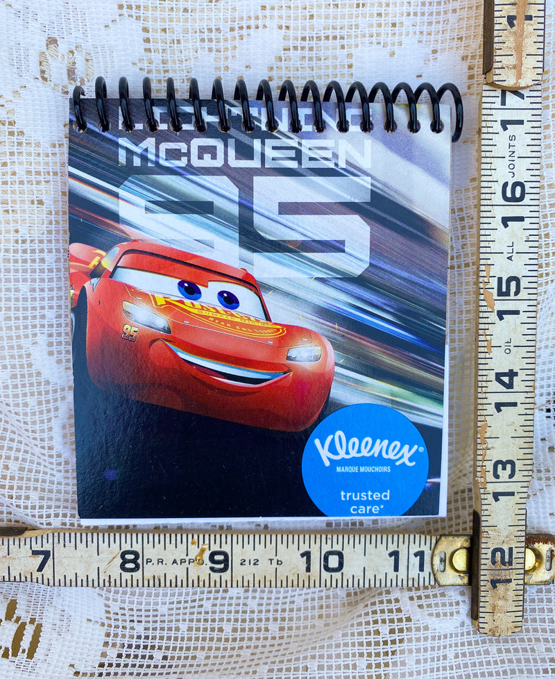 Disney Pixar’s Cars - Lightning McQueen Recycled Kleenex Box Notebook ...