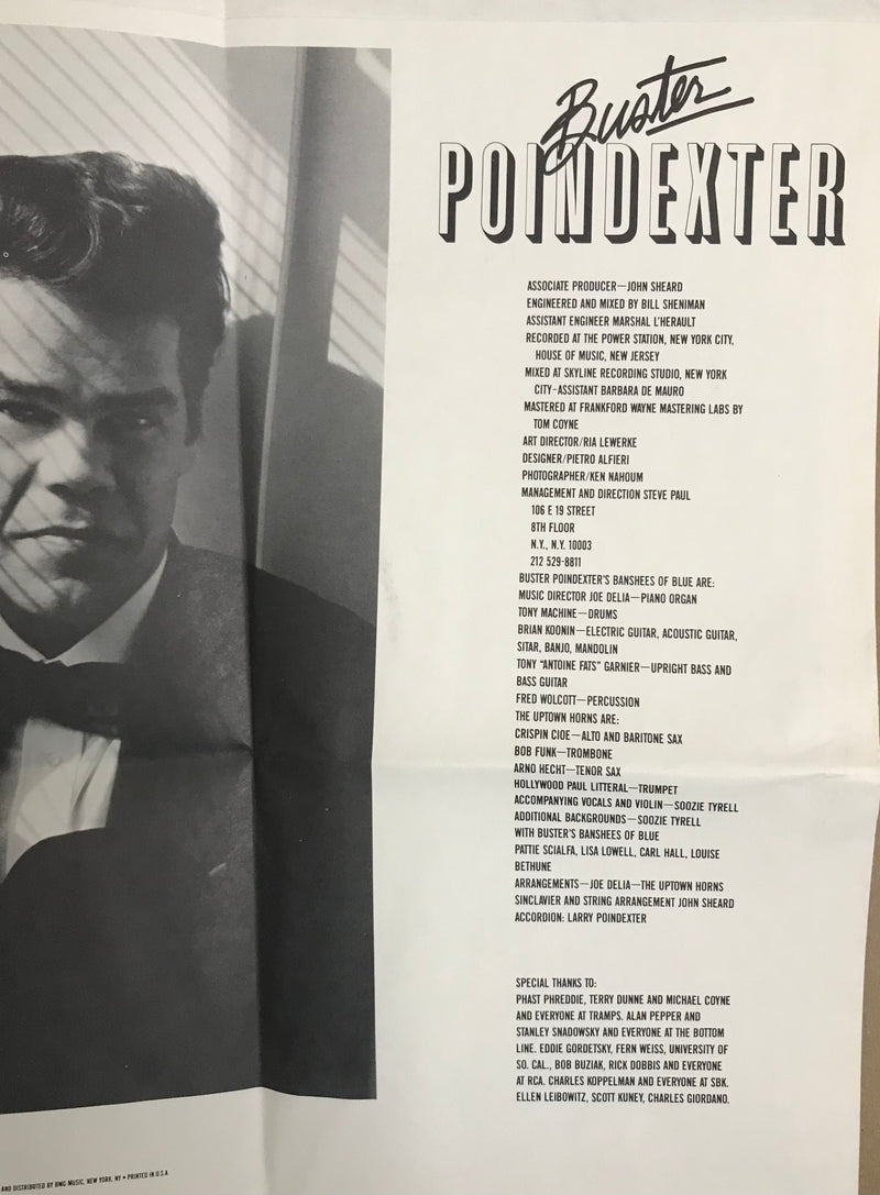 Buster Poindexter Album Cover Notebook – A Victorian Revolution