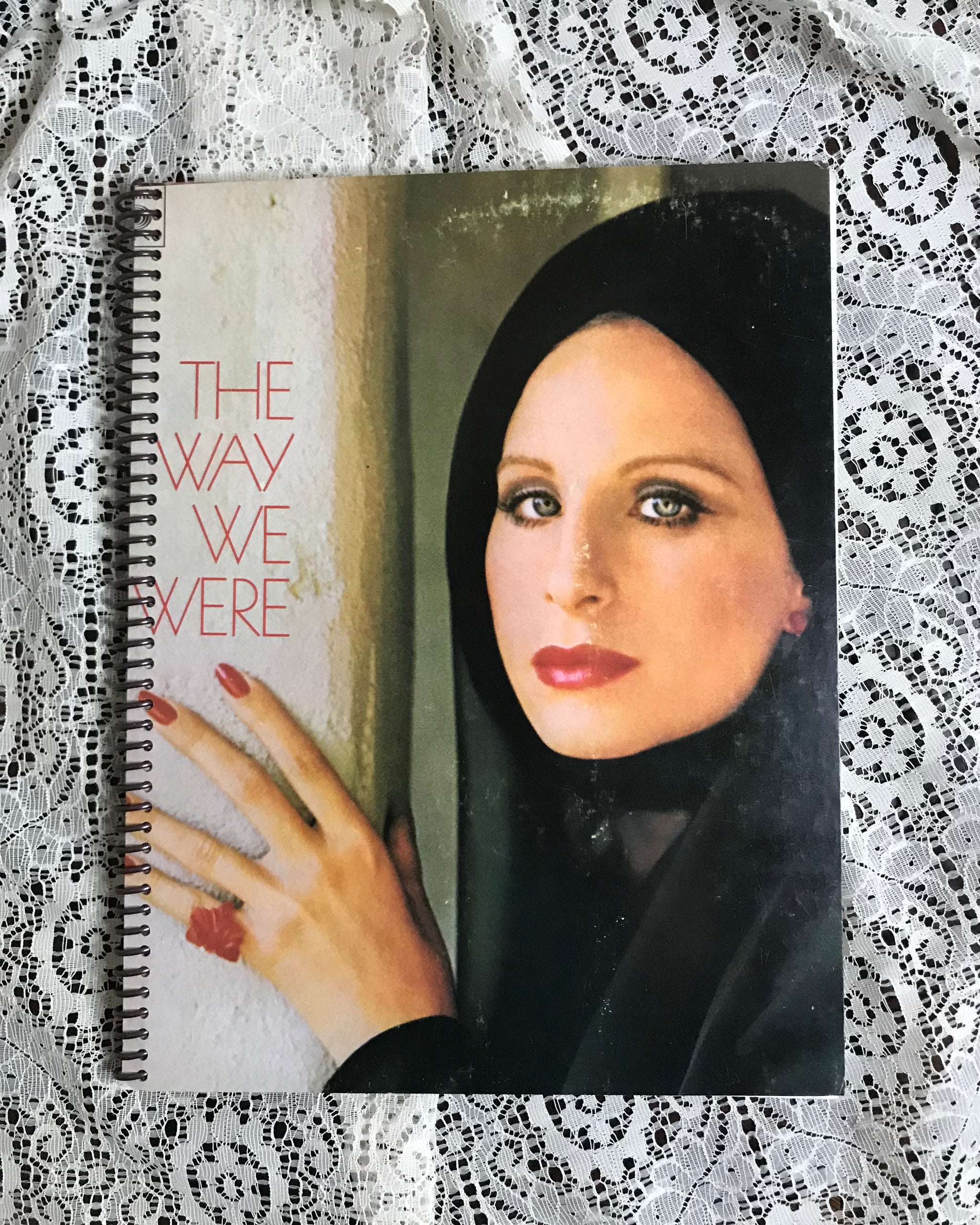 Barbra Streisand The Way We Were Album Cover Notebook